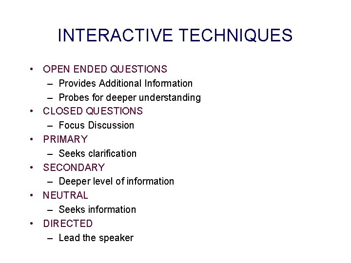 Lecture Eight Chapter Seven Effective Listening BARRIERS TO