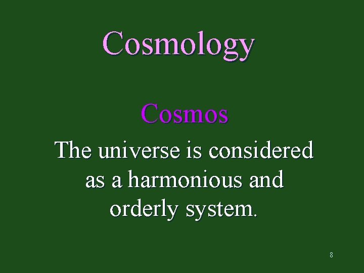 The Chinese View of the Cosmos Sanpao Li