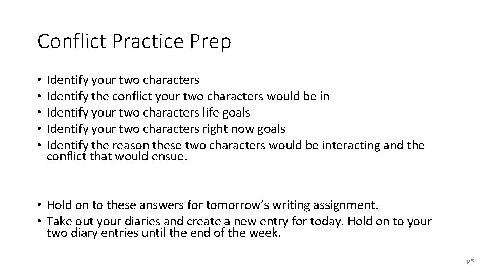 Technique Tuesday Conflict Go big go small Youve