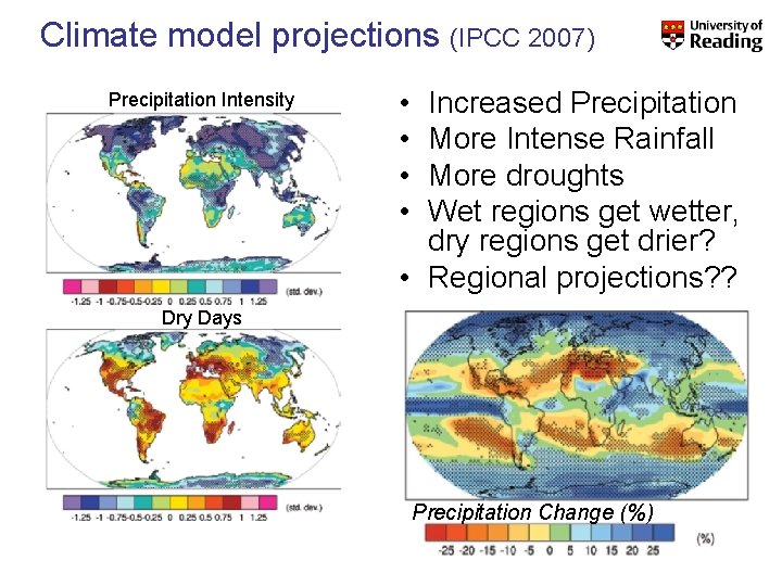 Current Changes in the Global Water Cycle Richard