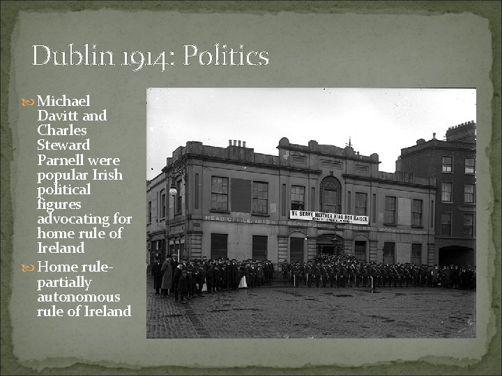 Dublin Circa 1914 Joyce and History By Leeza