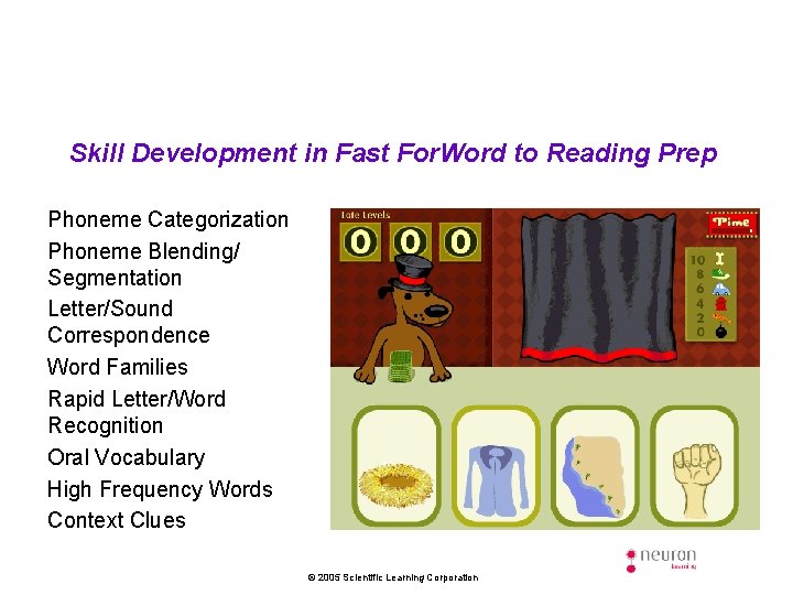 Welcome to the Fast For Word Reading Products