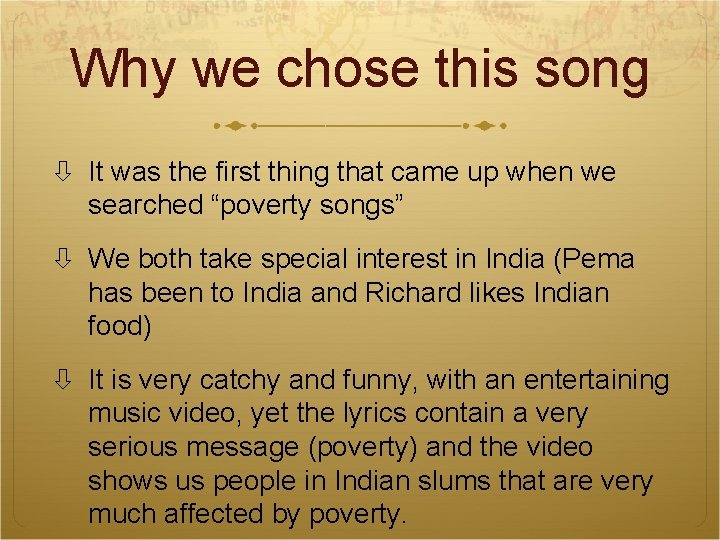 The Poverty Song Poverty in India By Pema