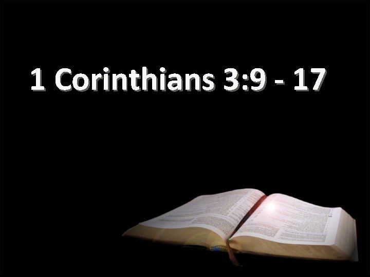 1 Corinthians 3 9 17 What is the