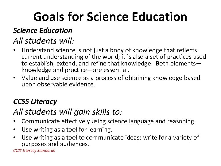 Building Capacity Among State Science Education Leaders Understanding