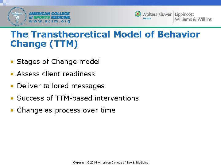 Chapter 4 Building Motivation How Ready Are You