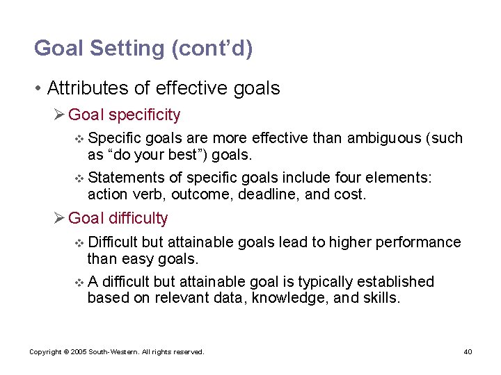 Chapter 10 Motivation Power Point Presentation by Charlie