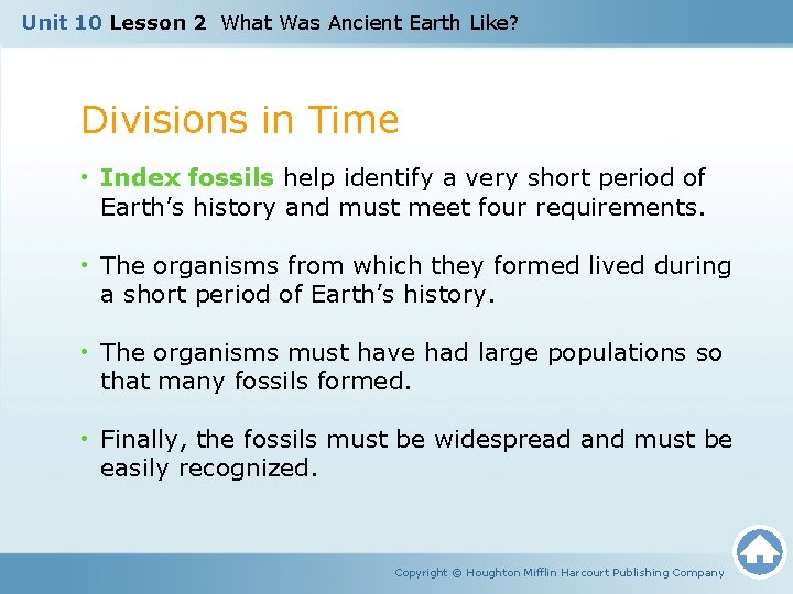 Unit 10 Lesson 2 What Was Ancient Earth
