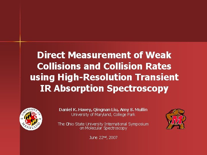 Direct Measurement of Weak Collisions and Collision Rates