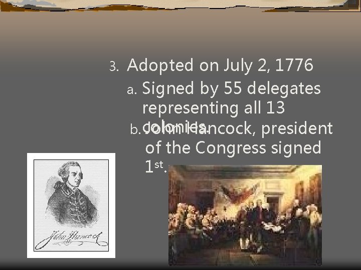 The Colonial Political Experience 2 Basic Questions Why