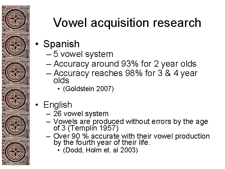 How long is a vowel A first look