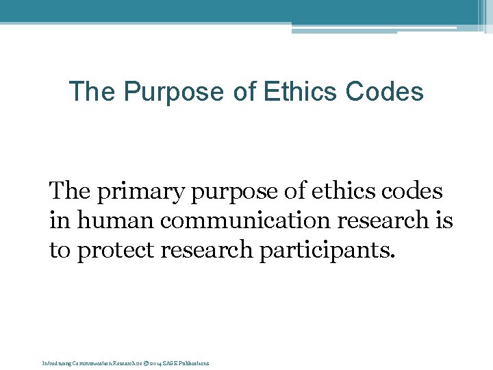 Chapter Three Ethics What Are My Responsibilities as