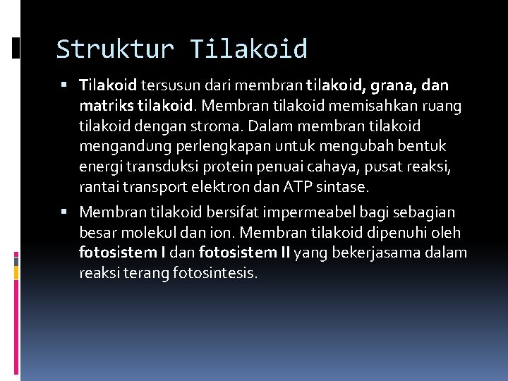 FOTOSINTESIS PENGERTIAN FOTOSINTESIS Fotosintesis merupakan proses ...