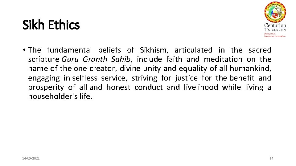 Introduction to Ethics Focus of Discussion Meaning and