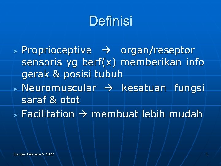 Proprioceptive Neuromuscular Facilitation PNF LENNY Sunday February 6
