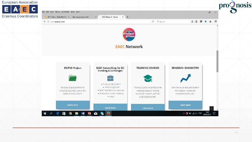 The EAEC Networking Group and TaskForce Presented by