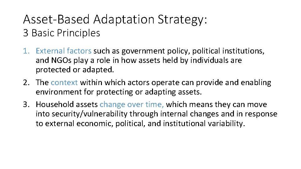 A Framework For ProPoor Asset Adaptation to Urban