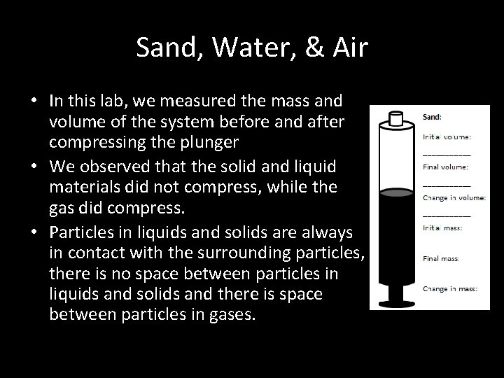 Modeling Pressure Volume and Temperature of Gases Summary