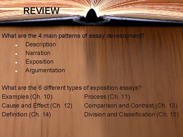 Western Composition TODAY Week 13 Cause and Effect