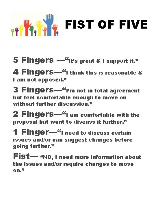 FIST OF FIVE 5 Fingers Its great I