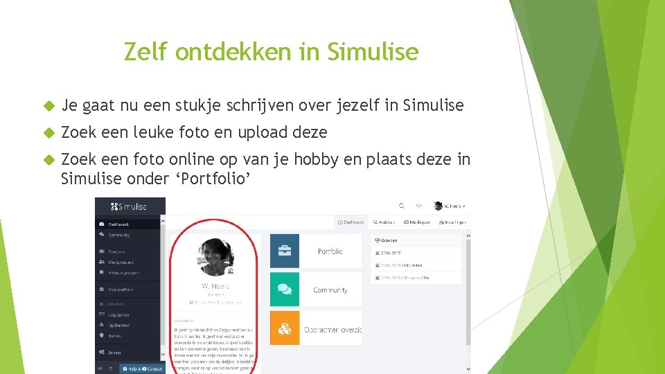 CompetentiesSimulise Wiki Wijs Portfolio opbouwen in Simulise Je