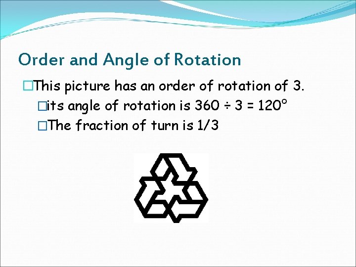 Rotational Symmetry in a circular motion Defining Rotational