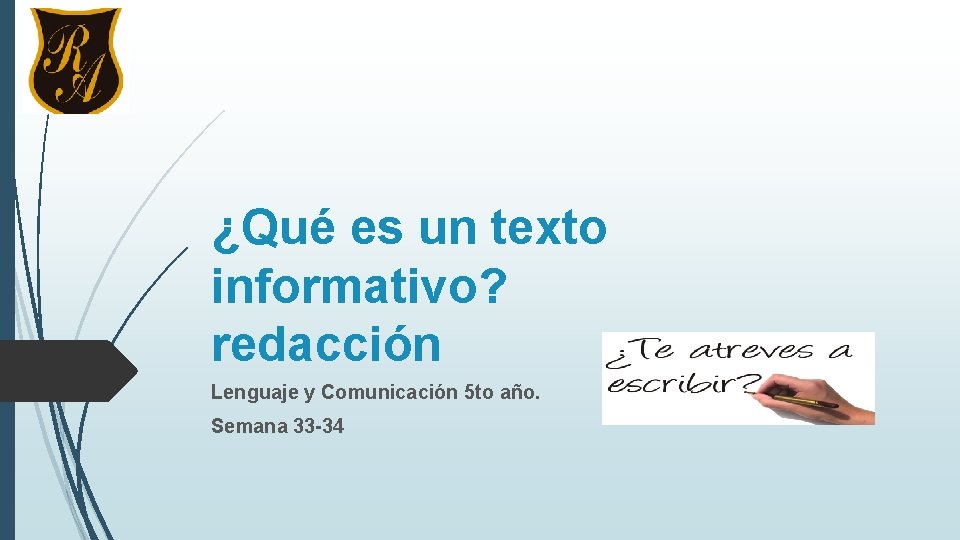 Qu es un texto informativo redaccin Lenguaje y