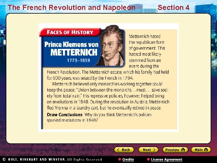 The French Revolution and Napoleon Section 4 Napoleons