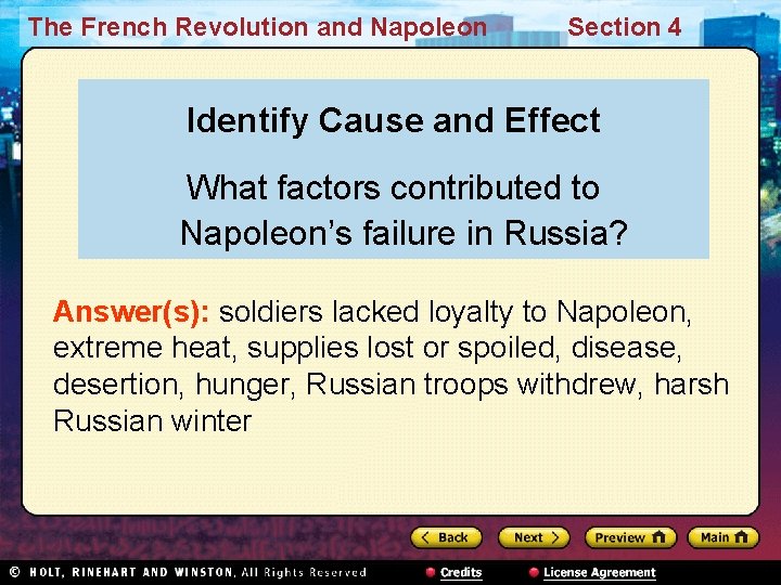 The French Revolution and Napoleon Section 4 Napoleons