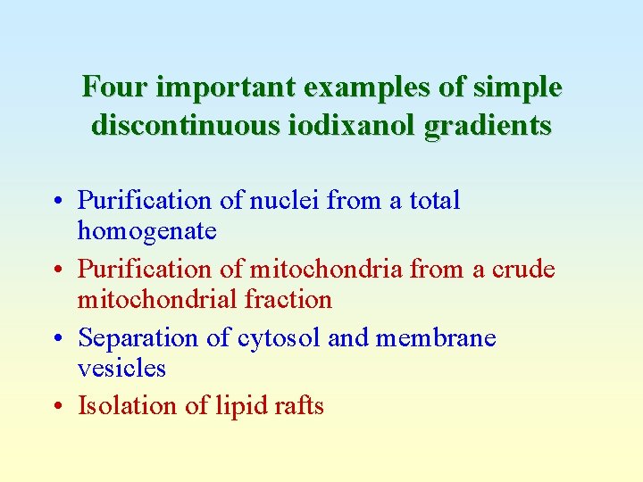 Fractionation of organelles and membrane vesicles using Opti