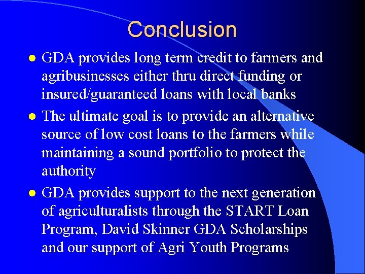 Georgia Development Authority Thomas Carter Executive Director GDA