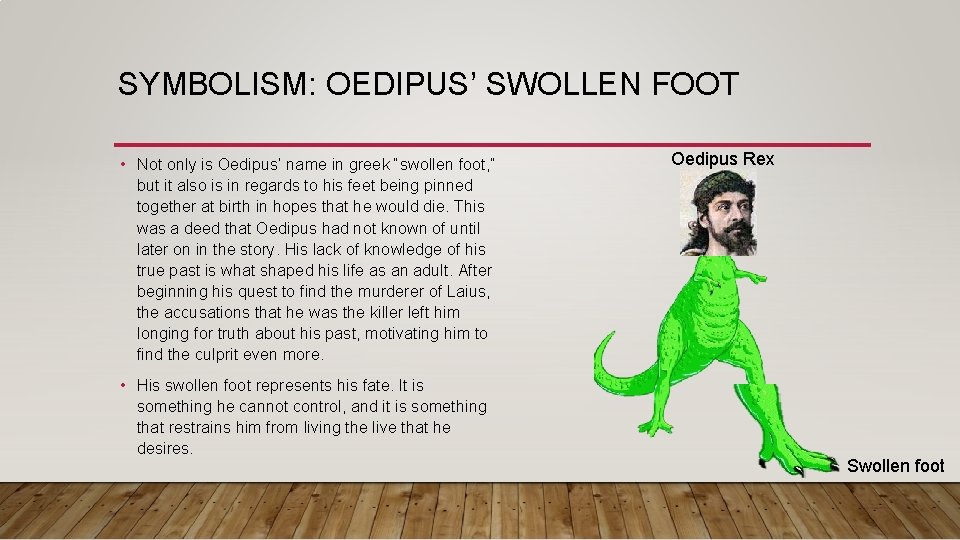 OEDIPUS PRESENTATION BY EMILY GLAIZA MICHAEL ANDREW PROMPT