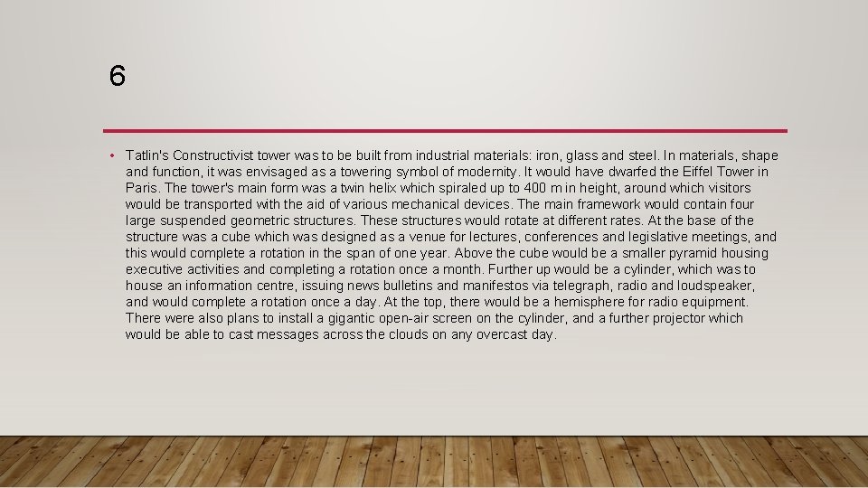 2 Constructivism was an artistic and architectural philosophy