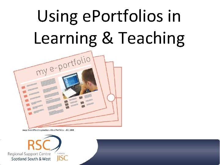 Using e Portfolios in Learning Teaching Some definitions