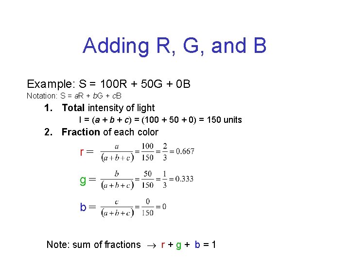 Lab 14 Additive Color Mixing 1 2 3