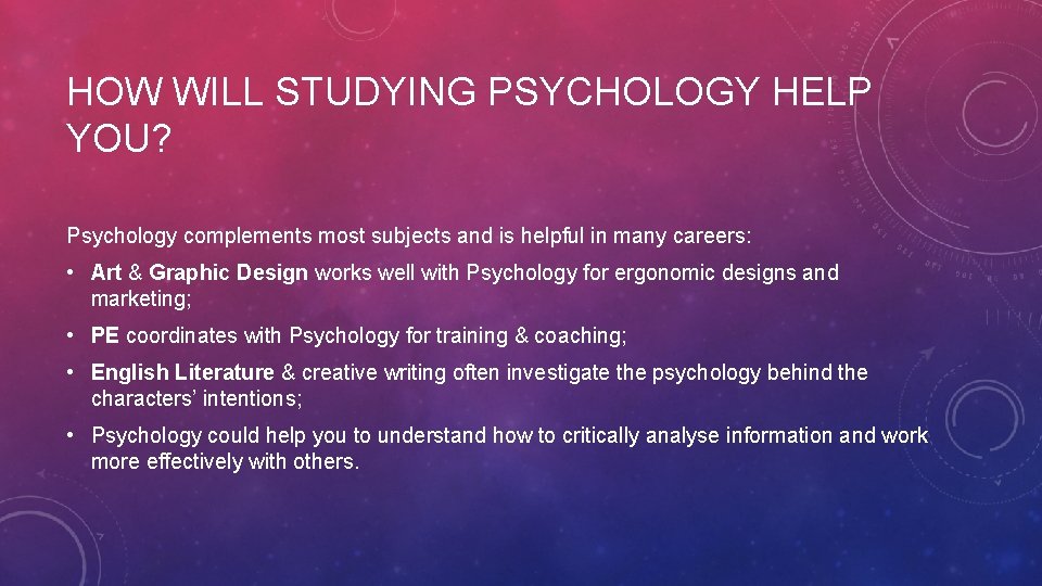 GCSE PSYCHOLOGY IS IT AN OPTION FOR YOU