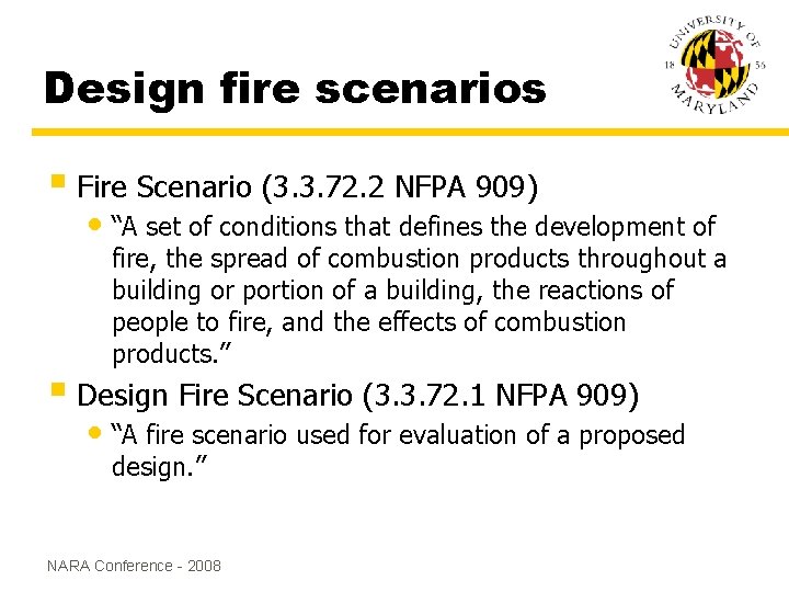Risk Assessment for Cultural Institutions Fire Testing vs