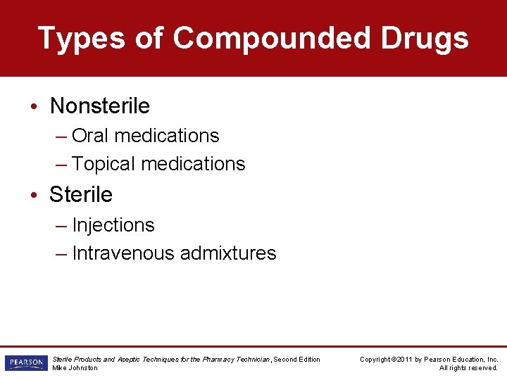 Sterile Products and Aseptic Techniques for the Pharmacy