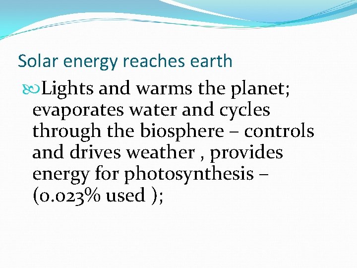 Energy Principles Basics as they apply to APES