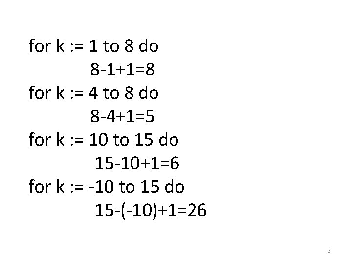 for k 1 to 8 do 8 118