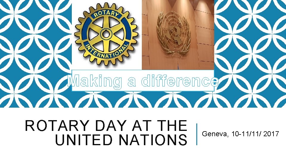 Making a difference ROTARY DAY AT THE UNITED