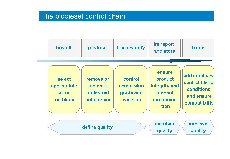 Biodiesel Critical Control Points Boris S GAIVORONSKI Bioterpena