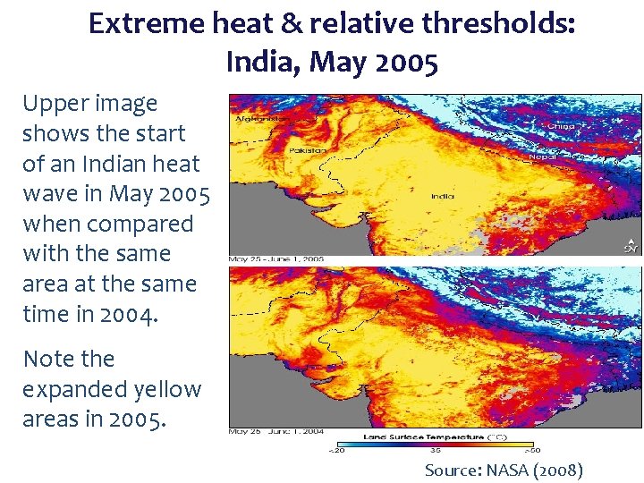 Module 5 Thermal extremes Key messages in Module
