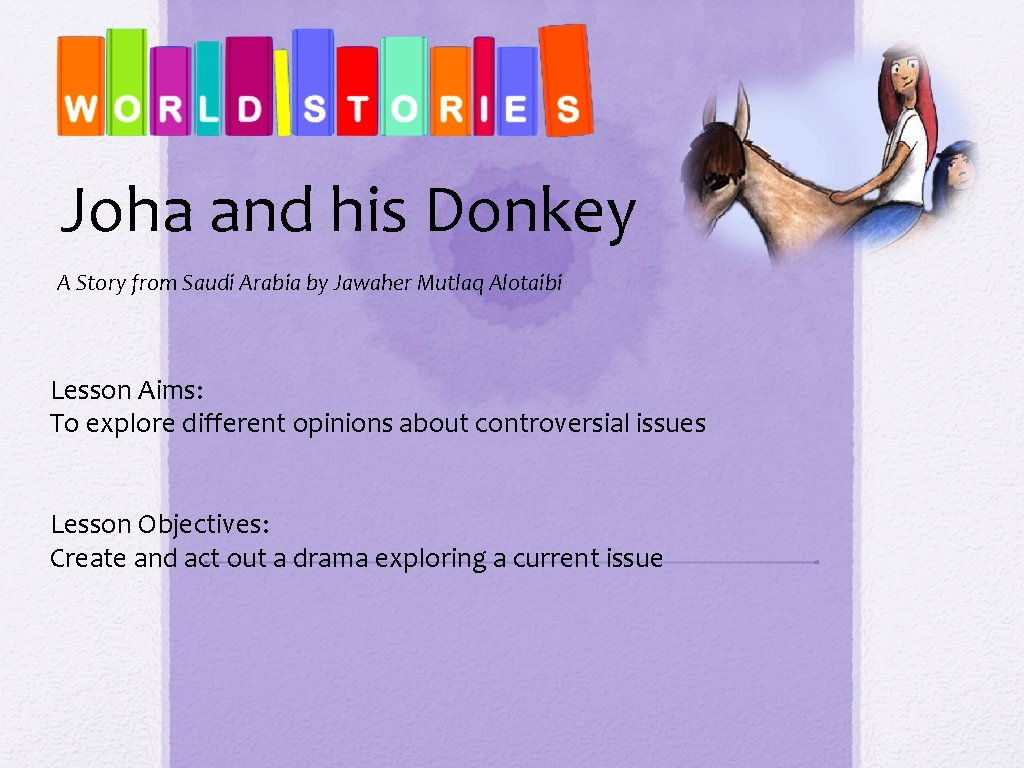 Joha and his Donkey A Story from Saudi