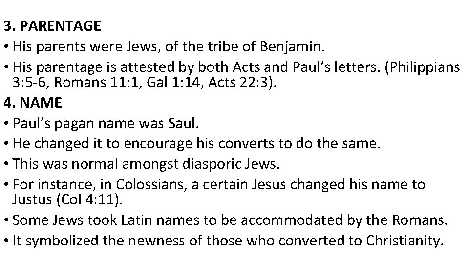 Paul A RECONSTRUCTION OF PAULS IDENTITY The Problem