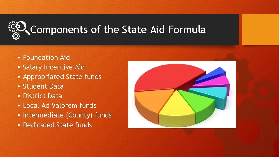 The State Aid Formula An overview Background Why