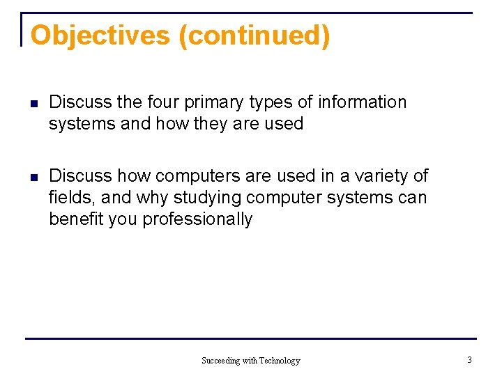Chapter 1 Why Study Computers and Digital Technology