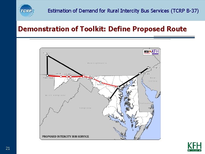 Estimation of Demand for Rural Intercity Bus Services