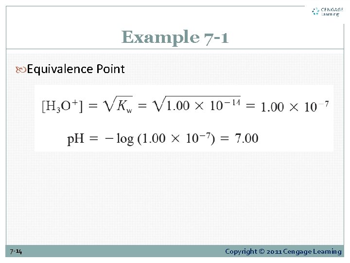 Introduction to Analytical Chemistry CHAPTER 7 PRINCIPLES OF