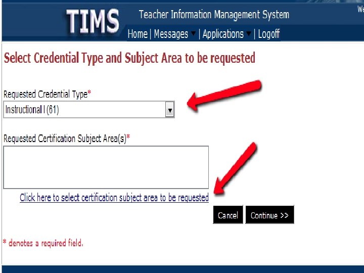 Four Main Steps to TIMS Certification Process Step